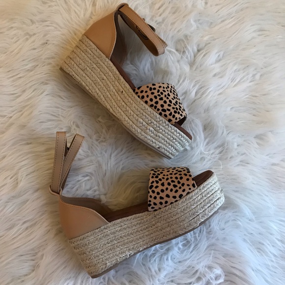 Shoes | Leopard Platform Espadrille Sandals | Poshmark